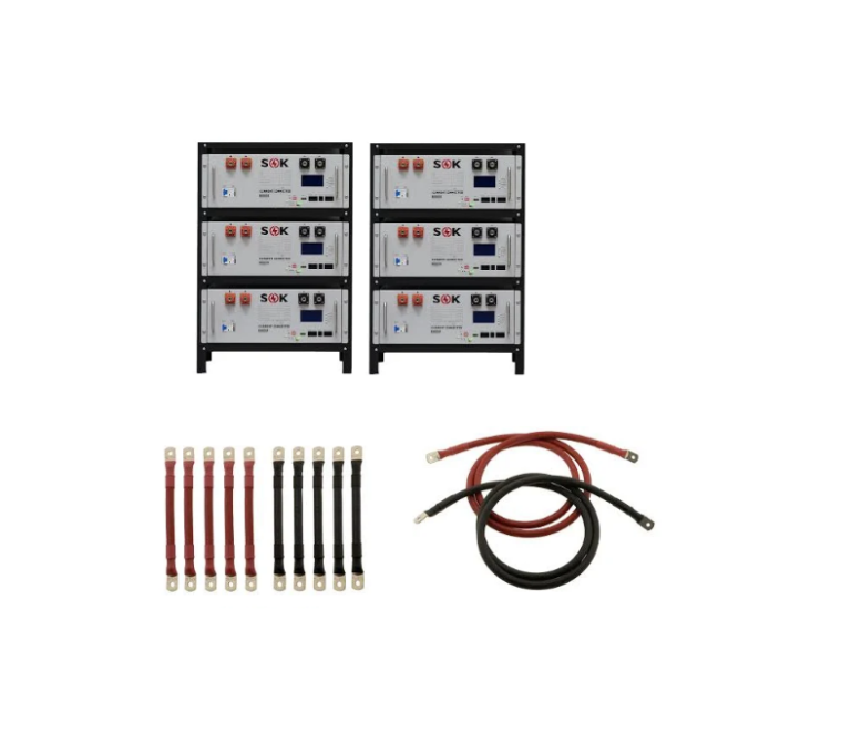48 Volt 1200 Amp Hour LIFEP04 Lithium Battery System | Rack Mount | 6 x ...